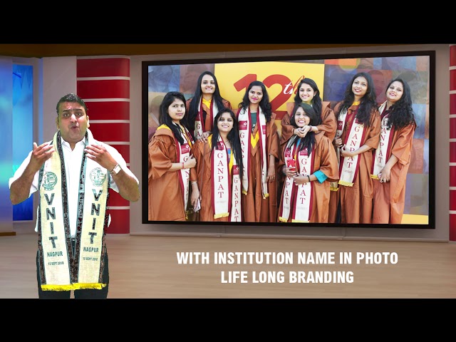 Convocation Stole - Red Graduation Stole Manufacturer from Coimbatore