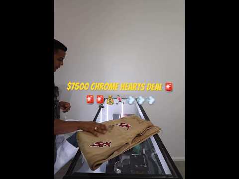 $7500 Chrome Hearts Deal 🤝 #chromehearts #jewlery #luxury #fashion