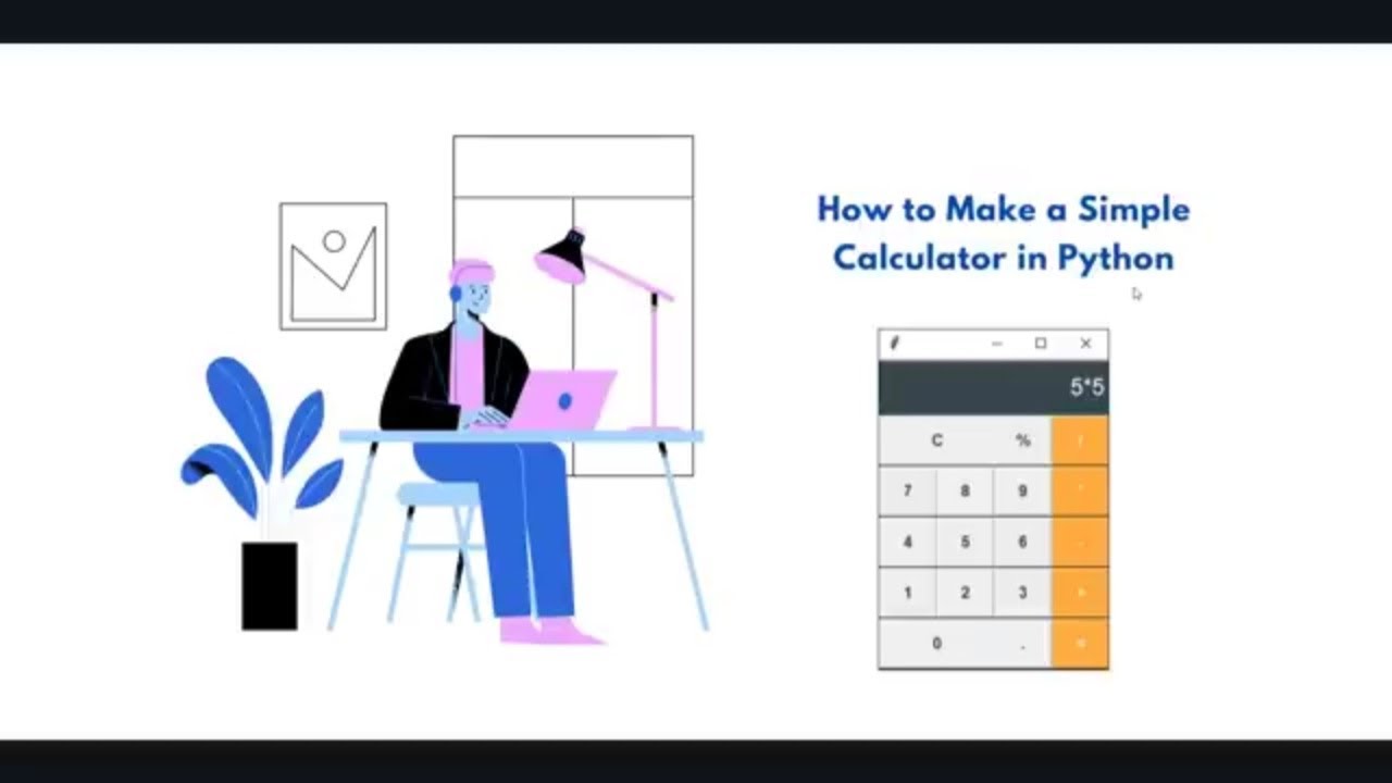 Python Program To Make A Simple Calculator App | Python projects for beginners | Tkinter