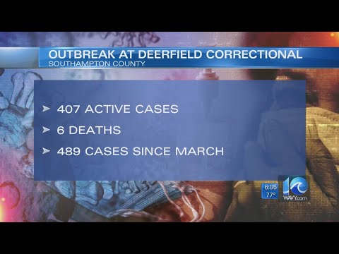 VADOC: Over 400 inmates, nearly half of population, test positive for COVID-19 at Deerfield Correcti