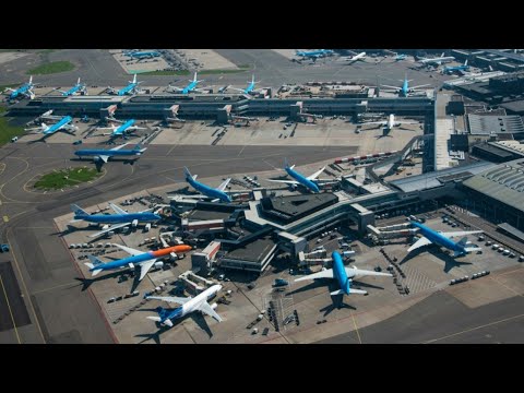 Amsterdam, Schiphol Plane Parking.