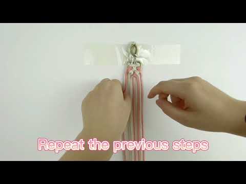 PANOYSA - MACRAME KIT - INSTRUCTION VIDEO FOR KEYCHAIN