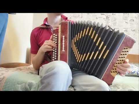Romashka Ukrainian Garmoshka Folk Button Accordion Garmoschka | Reverb