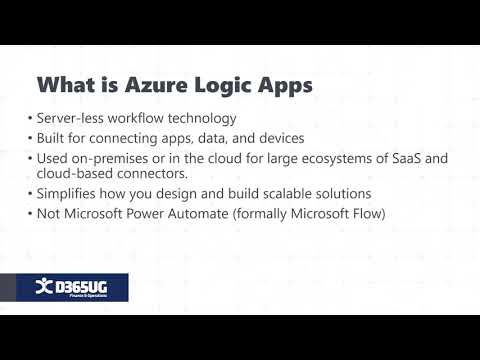Data, Data, Data Part 2 - Thinking Logically: Azure Logic Apps for D365