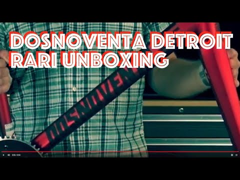 DOSNOVENTA 二九九 DETROIT RARI FIXED GEAR BICYCLE IN RED UNBOXING | FIXIE BIKE BEAUTY