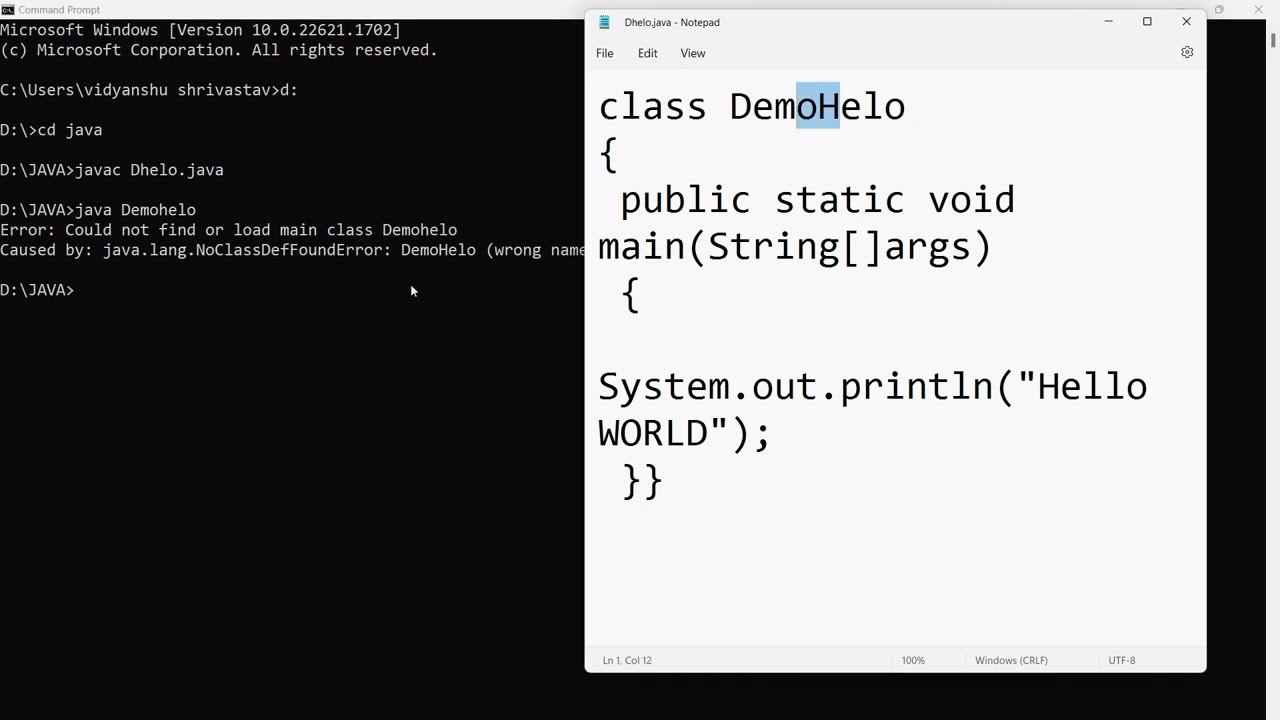lec-1 How to write First Java Program to print Hello World ?