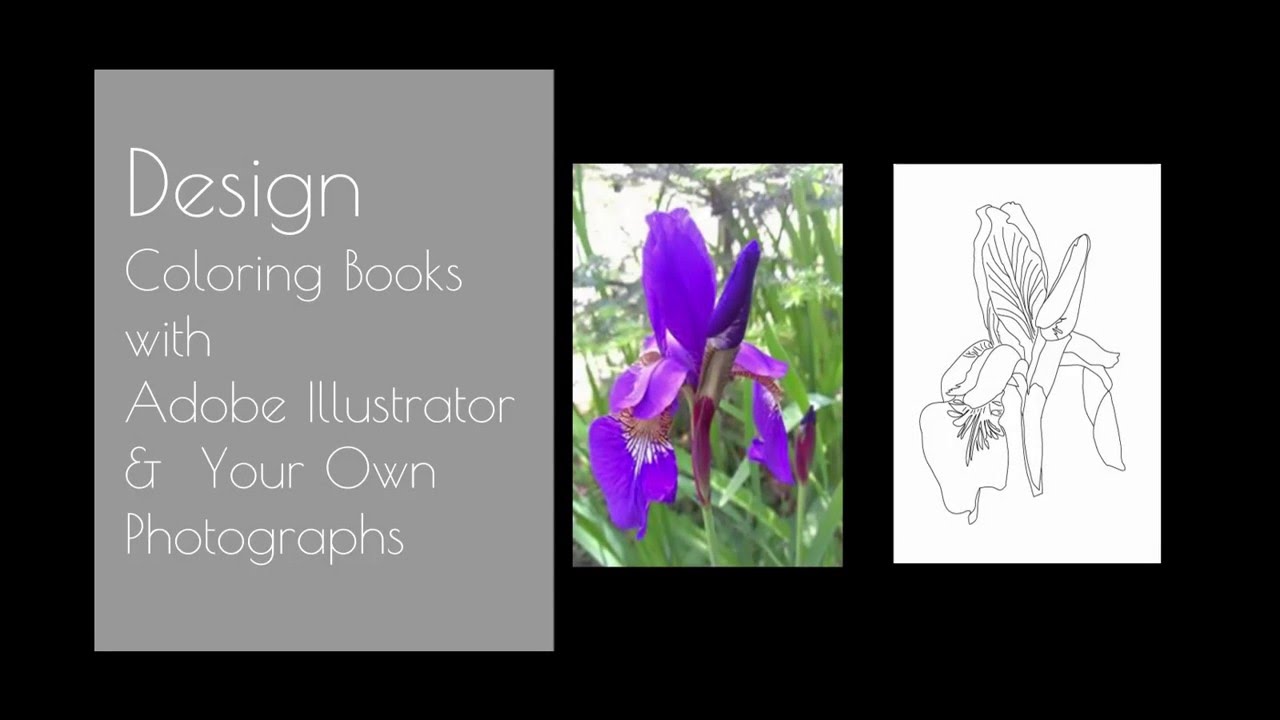 DESIGN Coloring Pages From Your Photographs on Adobe Illustrator