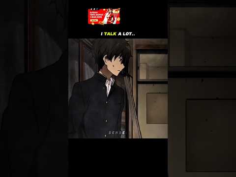 I TALK A LOT BUT..❤️🩹 | Kamin Song Edit #anime #motivation #quotes #hyouka #animeedit #shorts