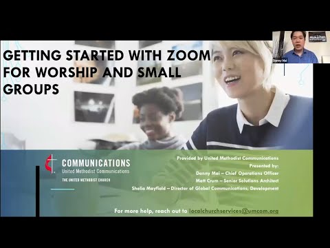Local Church Learning Session: Getting Started with Zoom for Worship and Small Groups