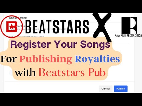 How to Register your songs with Beatstars Publishing in 2023 - Tutorial