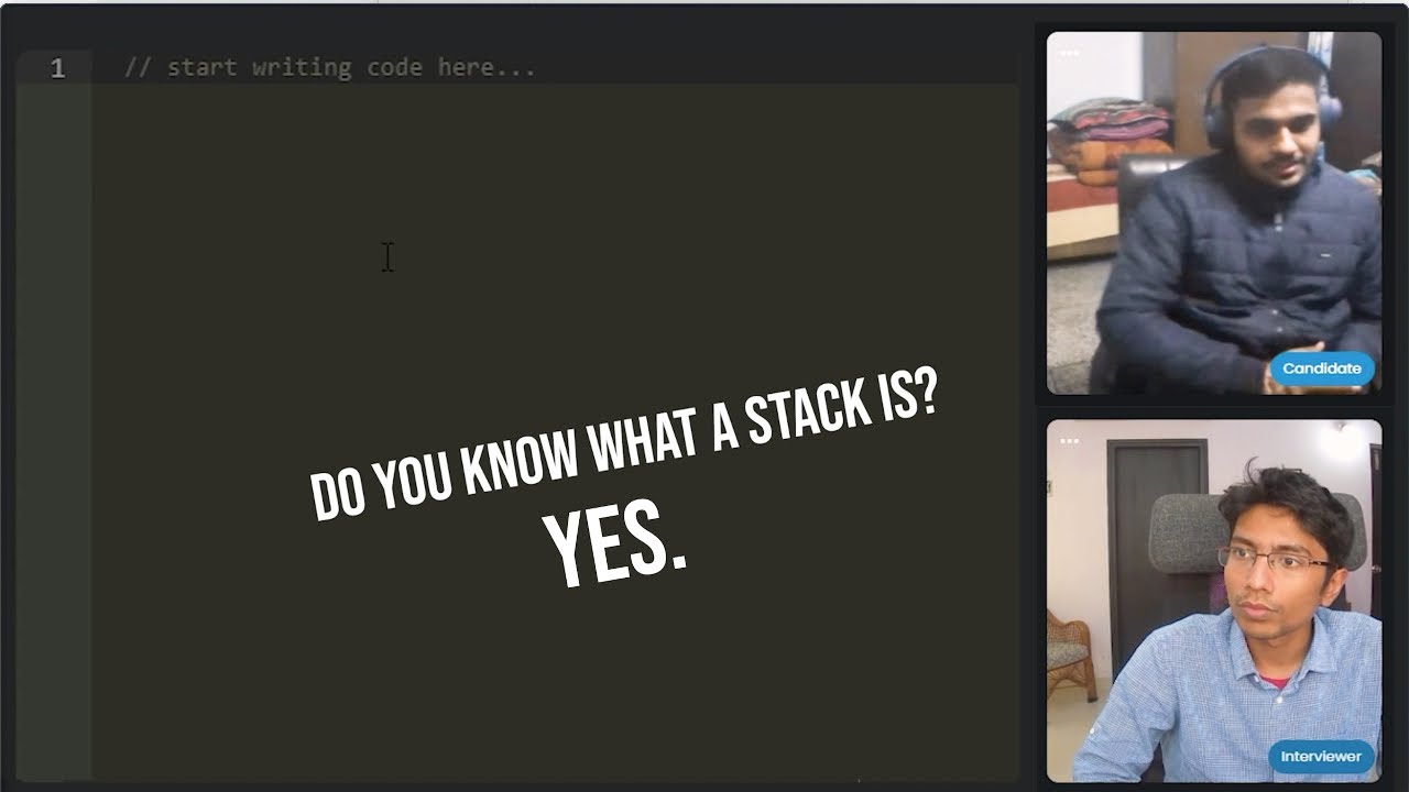 Tricky LeetCode EASY problem turns into LLD interview  - Mock Coding Interview - Minimum Stack