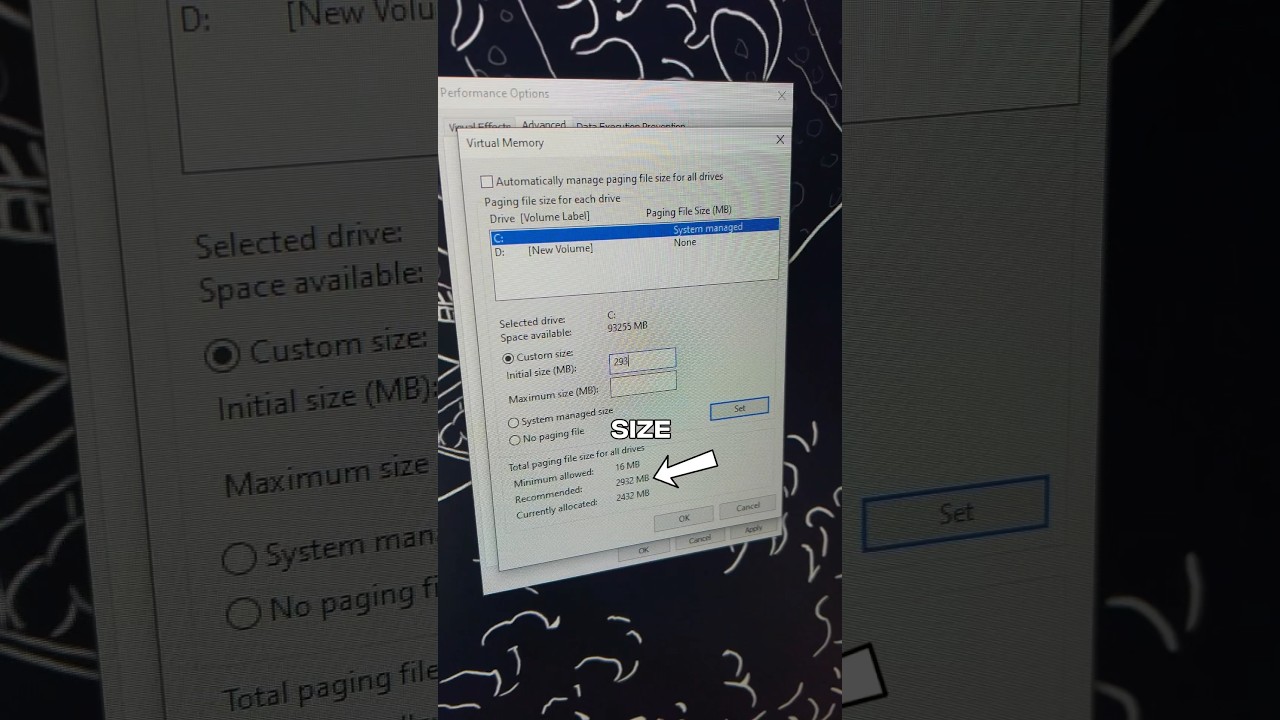 Using virtual memory can give you a huge FPS boost 📈📈‼️ #pc #pctips #tech #ram #ssd #computer