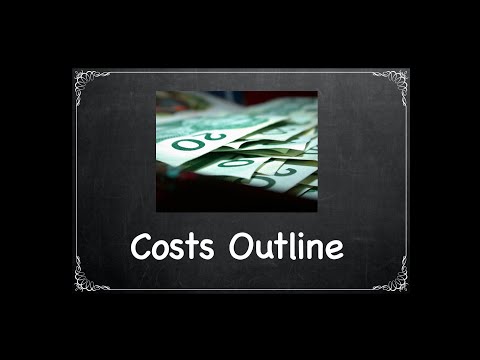 How to fill out forms for costs-Part 2 Costs Outline. Legalese Translator Ep 28