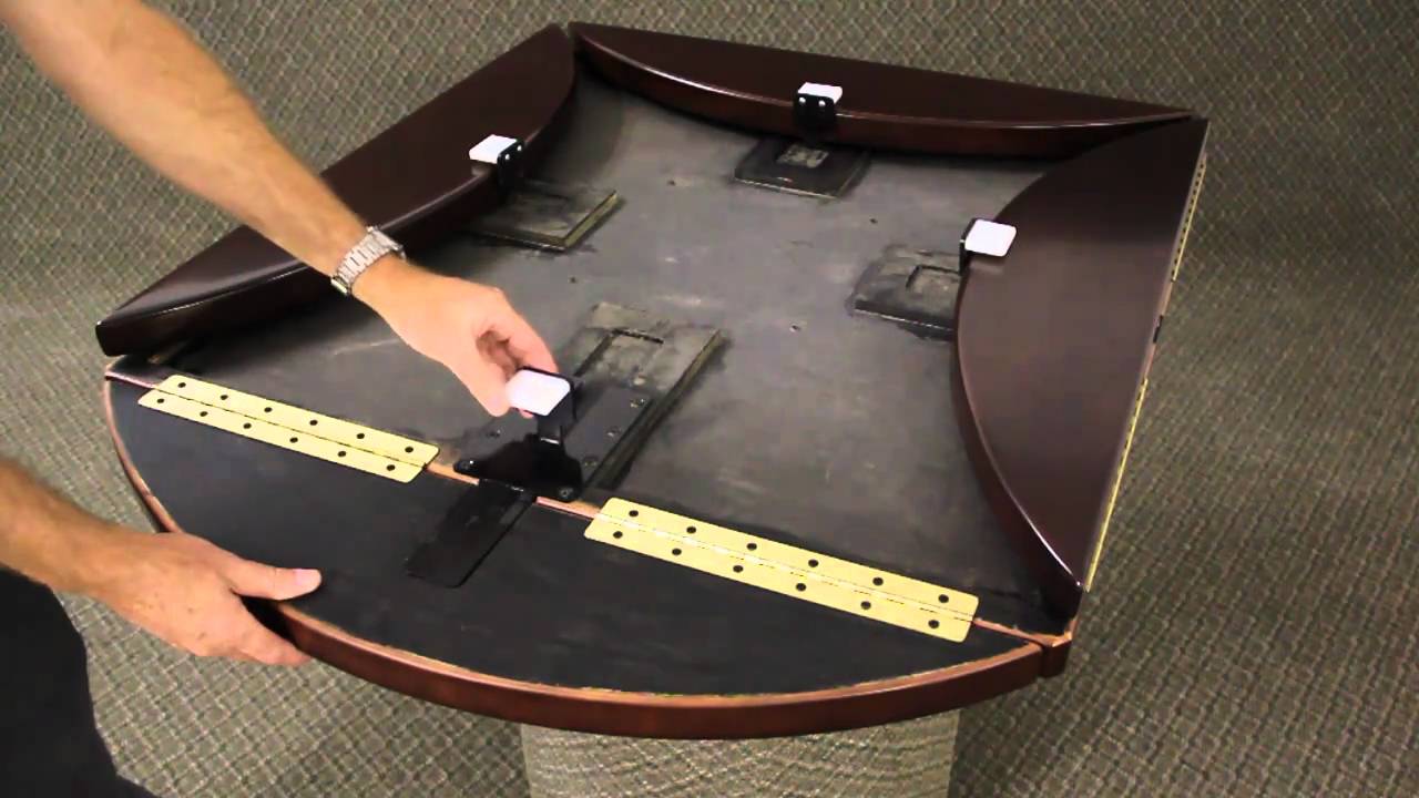 TableTopics Drop Leaf Mechanism