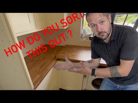 How to fit worktops when your walls are out of square