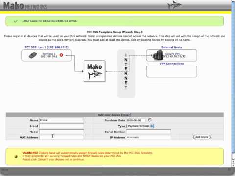 Walkthrough of Mako Networks PCI DSS solution - Part 1