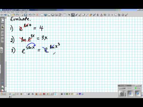 TU4L8 e and natural logarithm