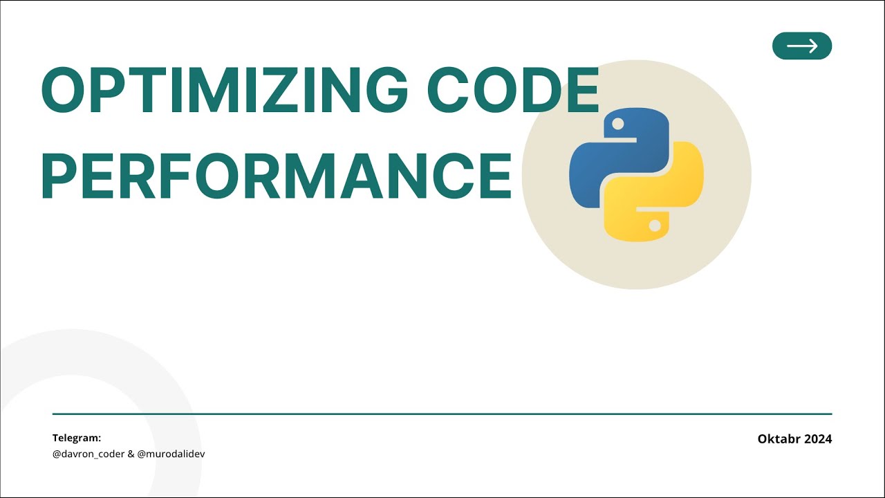 Optimizing Python Performance | Uz