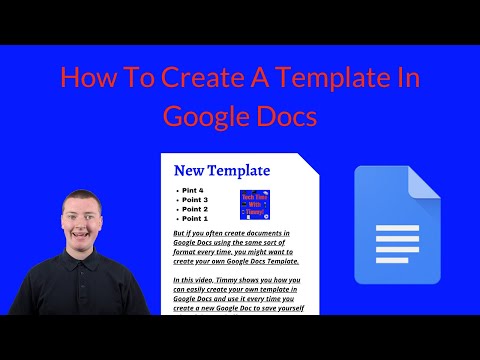 How To Create A Template In Google Docs
