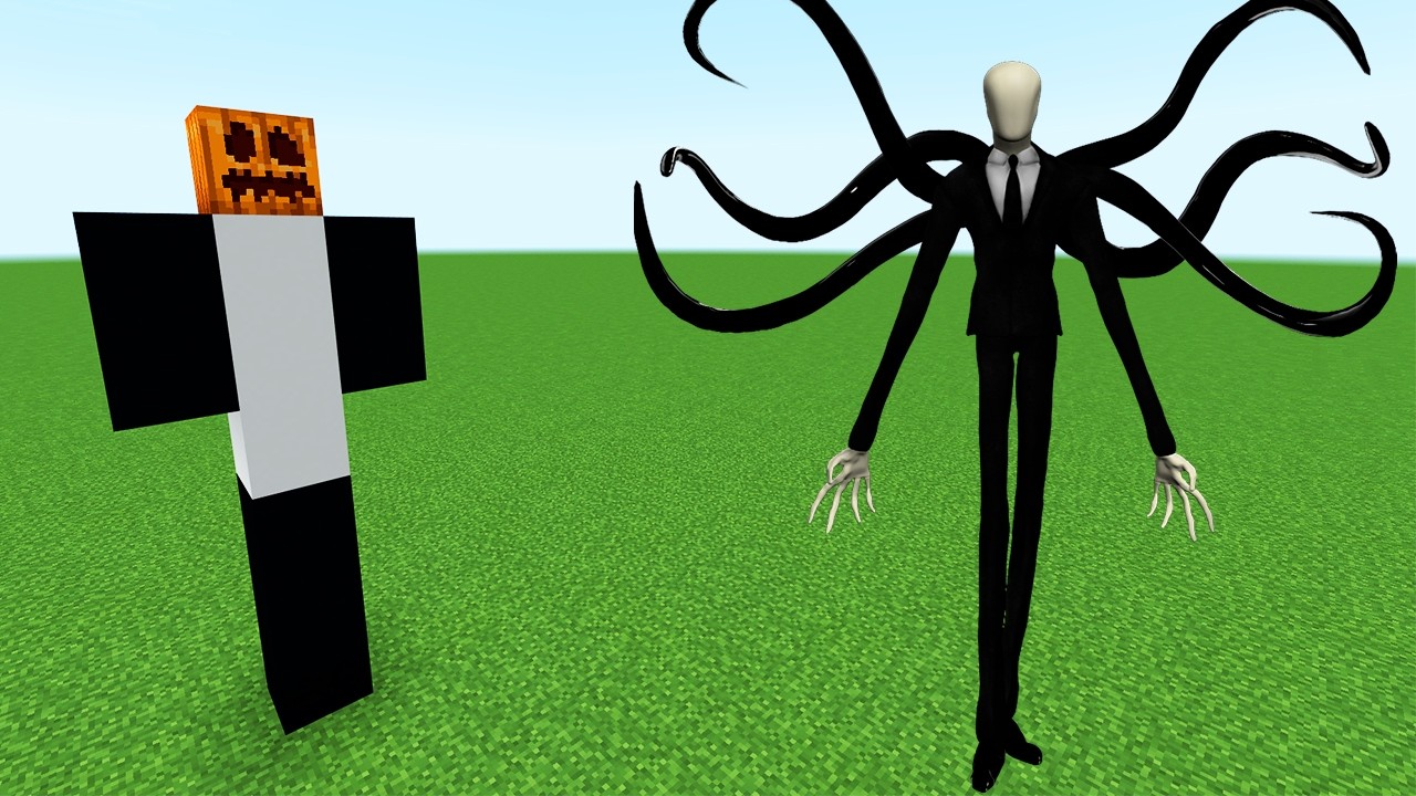What if Slenderman SPAWN in Minecraft ? | Minecraft PE addon