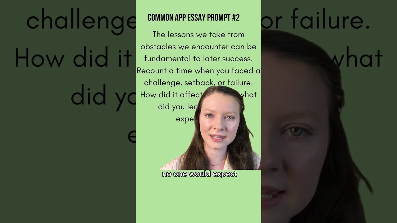 Are you writing about a challenge in your personal statement?