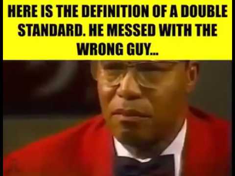 Definition of double standard