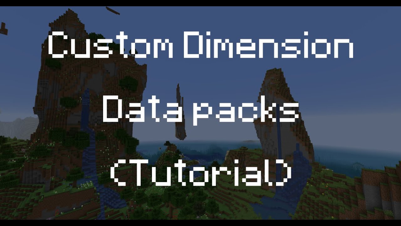 Custom Dimension Data Pack - Minecraft Java 1.16 Tutorial (Slightly Outdated)