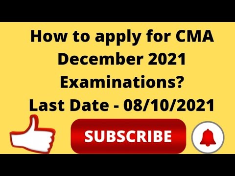 How To Fill CMA Inter & Final Exam Form For December 2021 | Step By Step Guidance #cma#cmaexam
