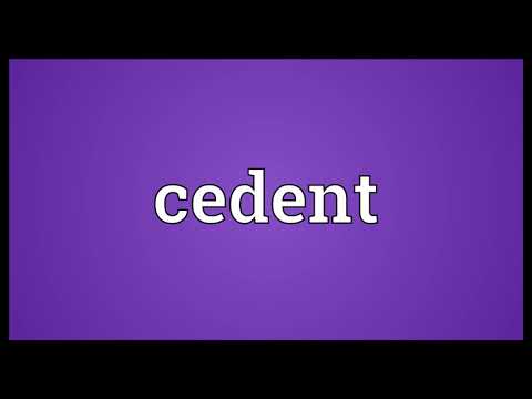 Cedent Meaning