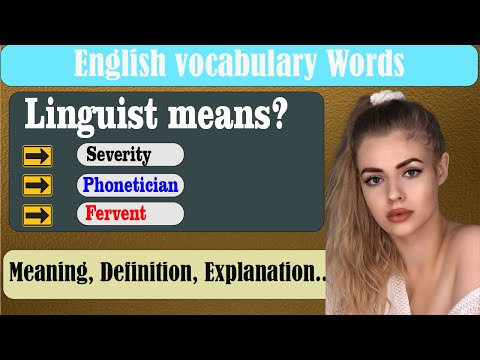 What does Linguist mean? | What is Linguist ? | Linguist meaning in English | English Grammar