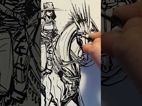 When the ink becomes instinct (ink-stinct?) #comics #manga #artist