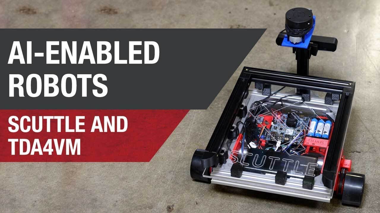Texas Instruments SCUTTLE Demo – SCUTTLE Robot