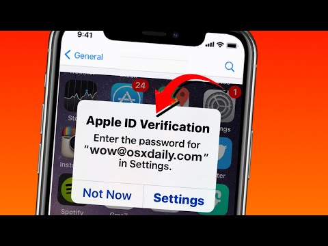 Apple ID Verification Required | Apple id keep asking for Verification how to fixed | 2021