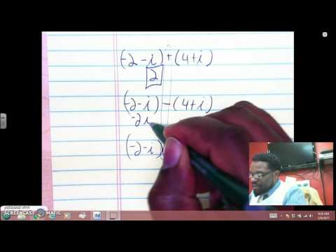 examples on complex numbers and graphing parabolas