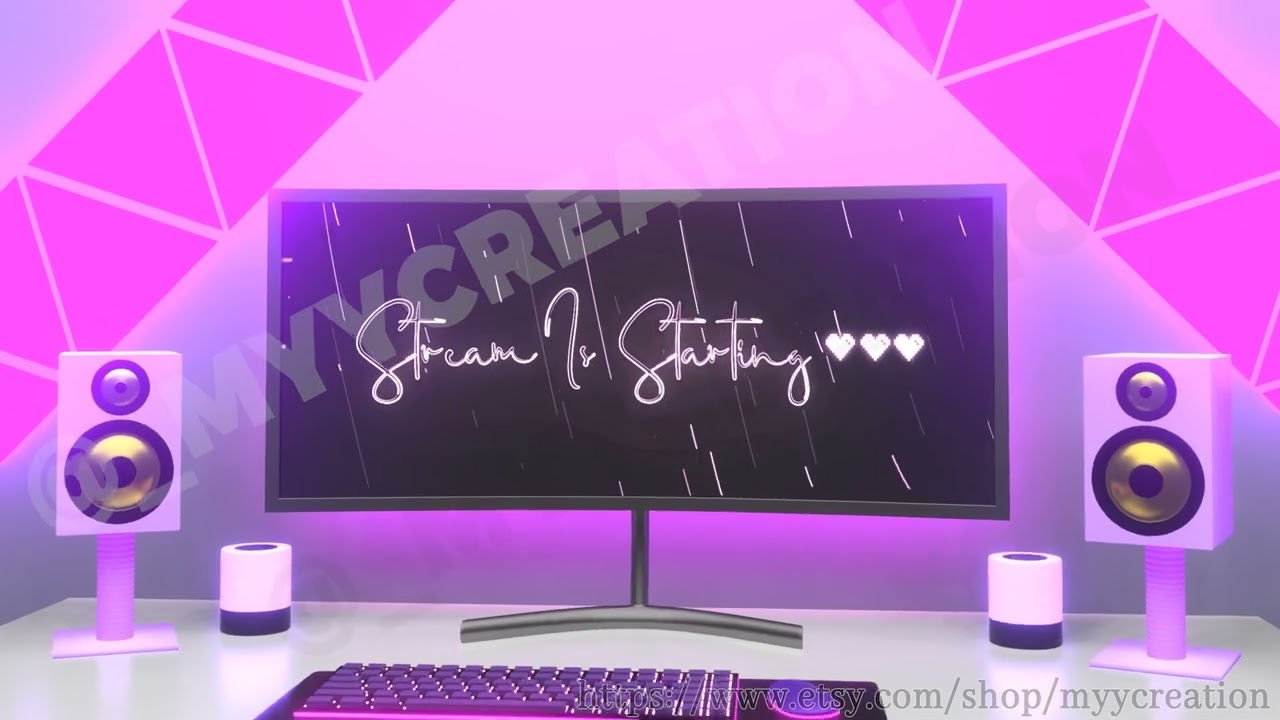 Stream Screen | Loading Screen - Starting Soon for Twitch Live Stream