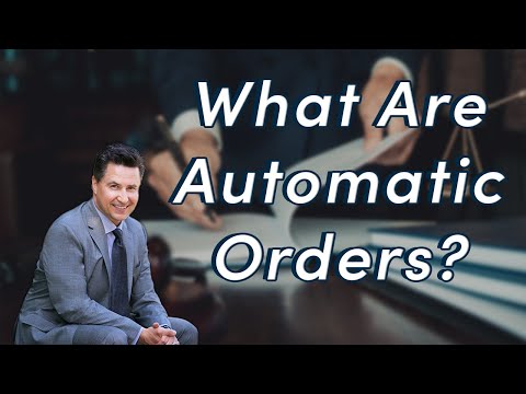Automatic Restraining Orders During Divorce | Orange County Divorce Attorney