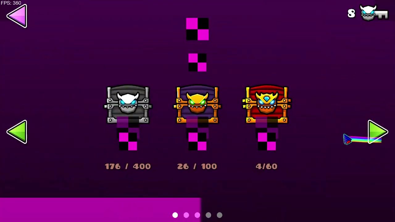 Geometry Dash: Weird Texture Glitch.