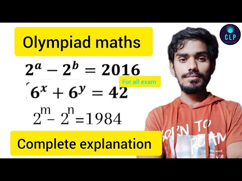 Olympiad maths complete explanation basic to advanced all types Question ssc CBSE