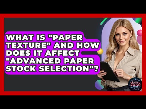 What Is "paper Texture" And How Does It Affect "advanced Paper Stock Selection"?