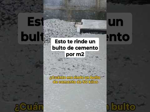 ☑️Esto te rinde un bulto de cemento x M2 #construccion #arquitectura #construction #shorts