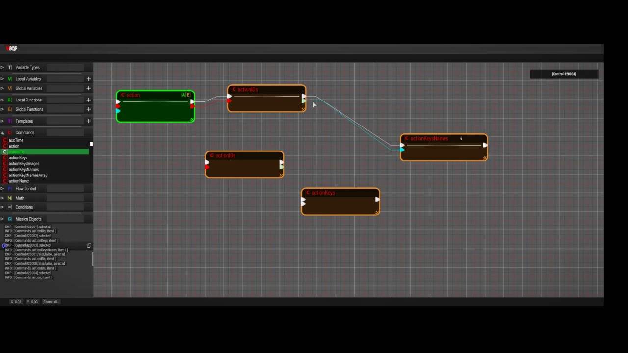 Experimental SQF node editor