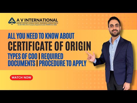 DGFT COO | Certificate of Origin | All You Need To Know