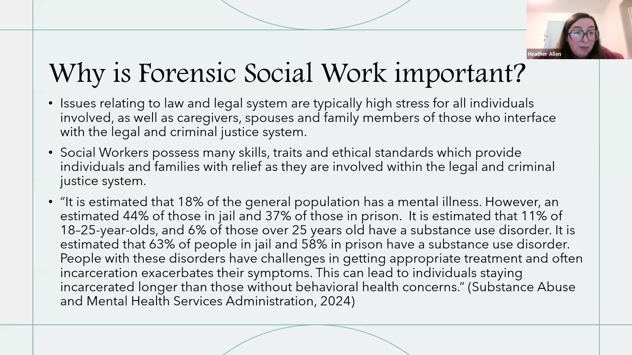 Exploring Forensic Social Work: Opportunities and Challenges