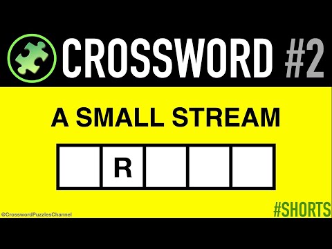 CROSSWORD PUZZLE #2 - GENERAL KNOWLEDGE TRIVIA QUIZ WORD GAME