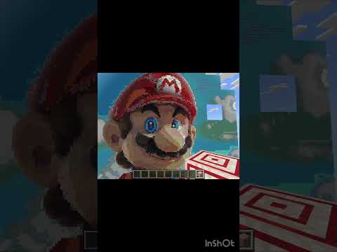 Building a 1,000,000 Block Giant Mario Pixel Art in Minecraft!