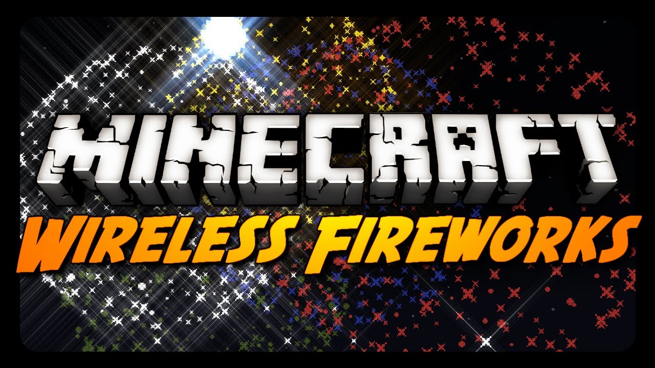 Minecraft: Wireless Automatic Fireworks Concept + Useful Timer!