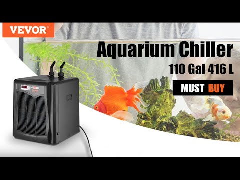 VEVOR Aquarium Chiller, for Seawater and Fresh Water, Fish Tank Cooling System with Pump/Hose