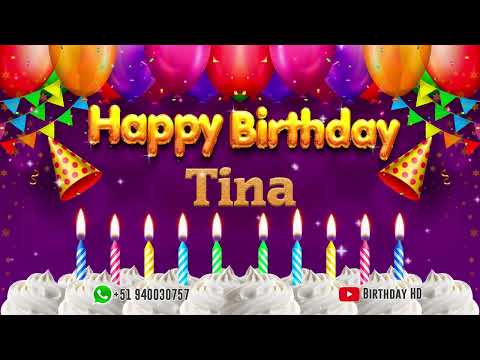 Tina Happy birthday To You - Happy Birthday song name Tina 🎁