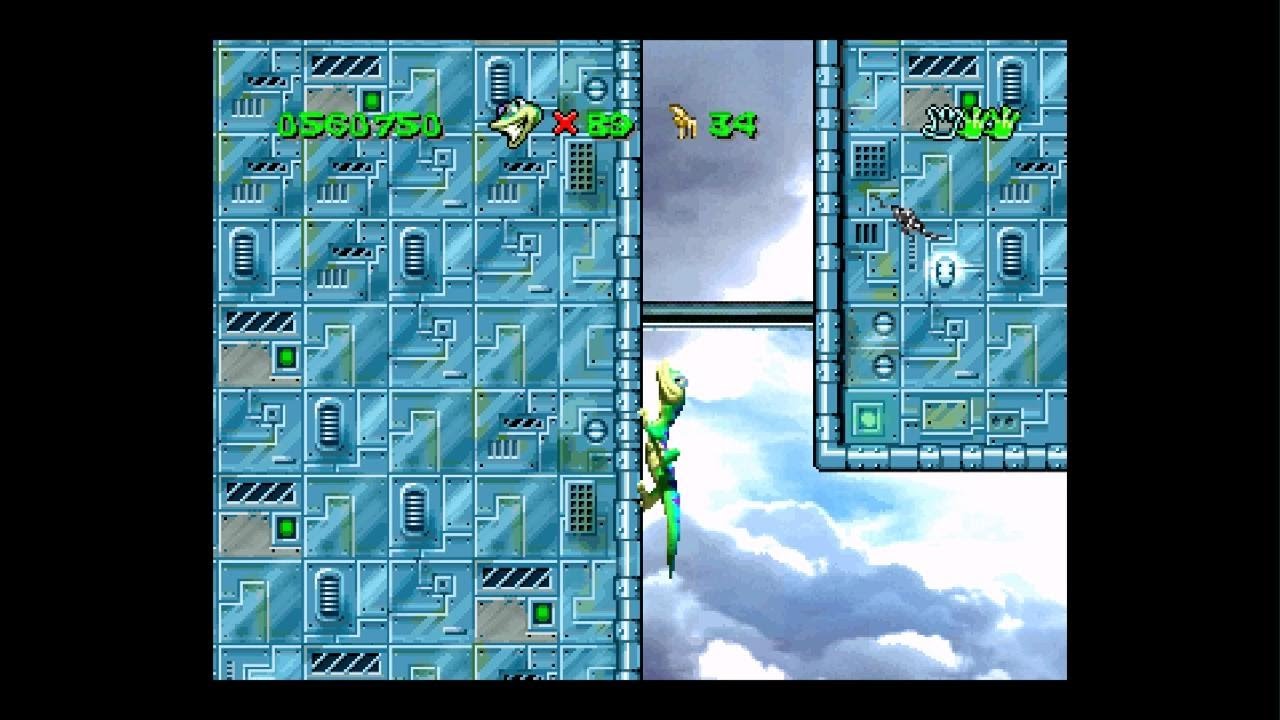 Gex Trilogy (PS5) Playthrough: Newton's 4th Law (Secret Stage) 1st Half (Planet X)