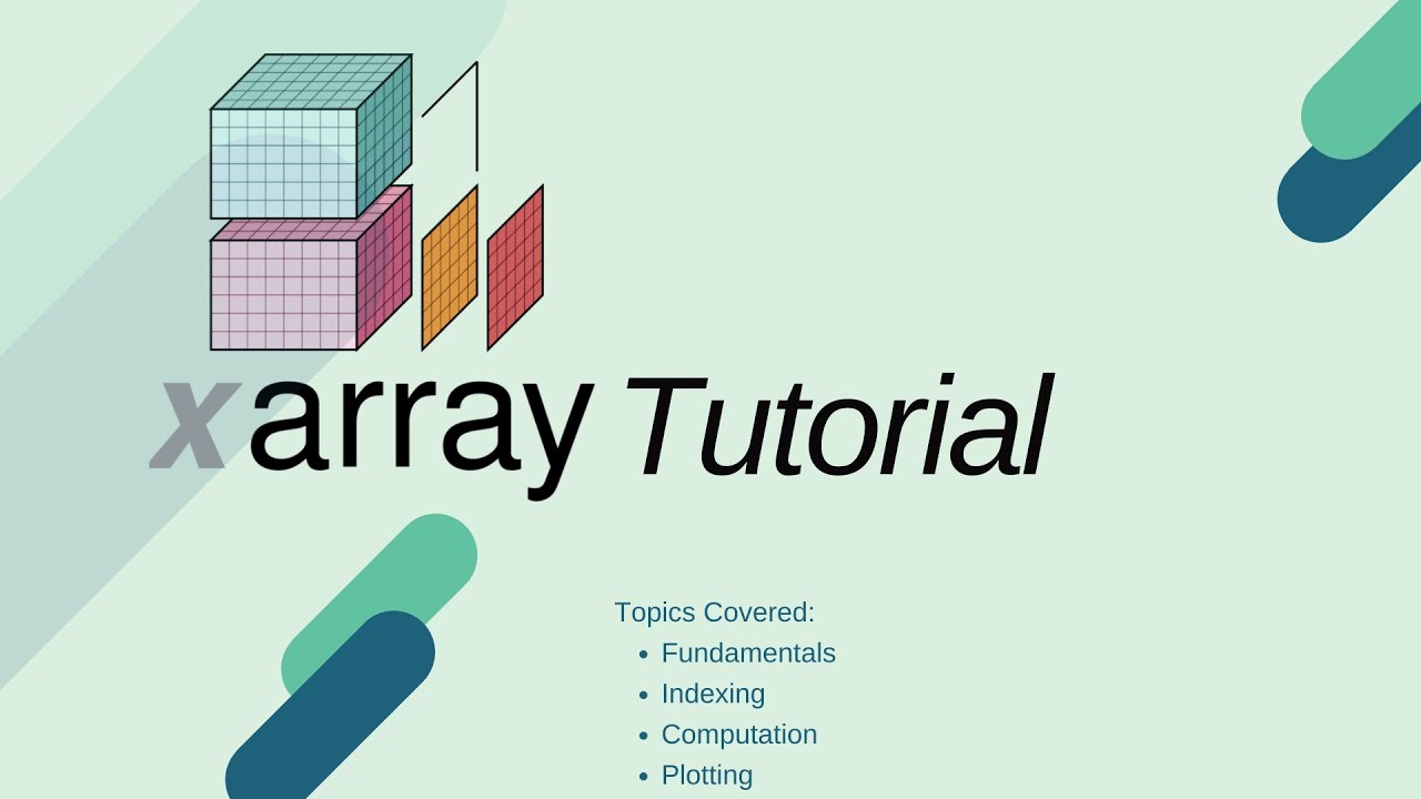 Xarray Tutorial | xarray fundamentals